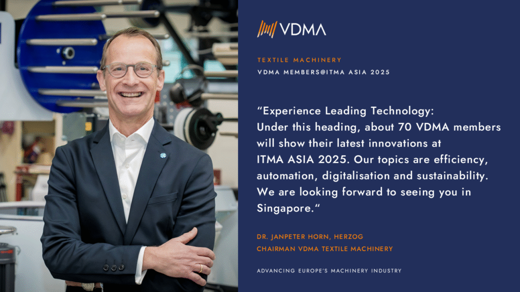 VDMA members at ITMA ASIA + CITME in Singapore - Pakistan Textile Journal